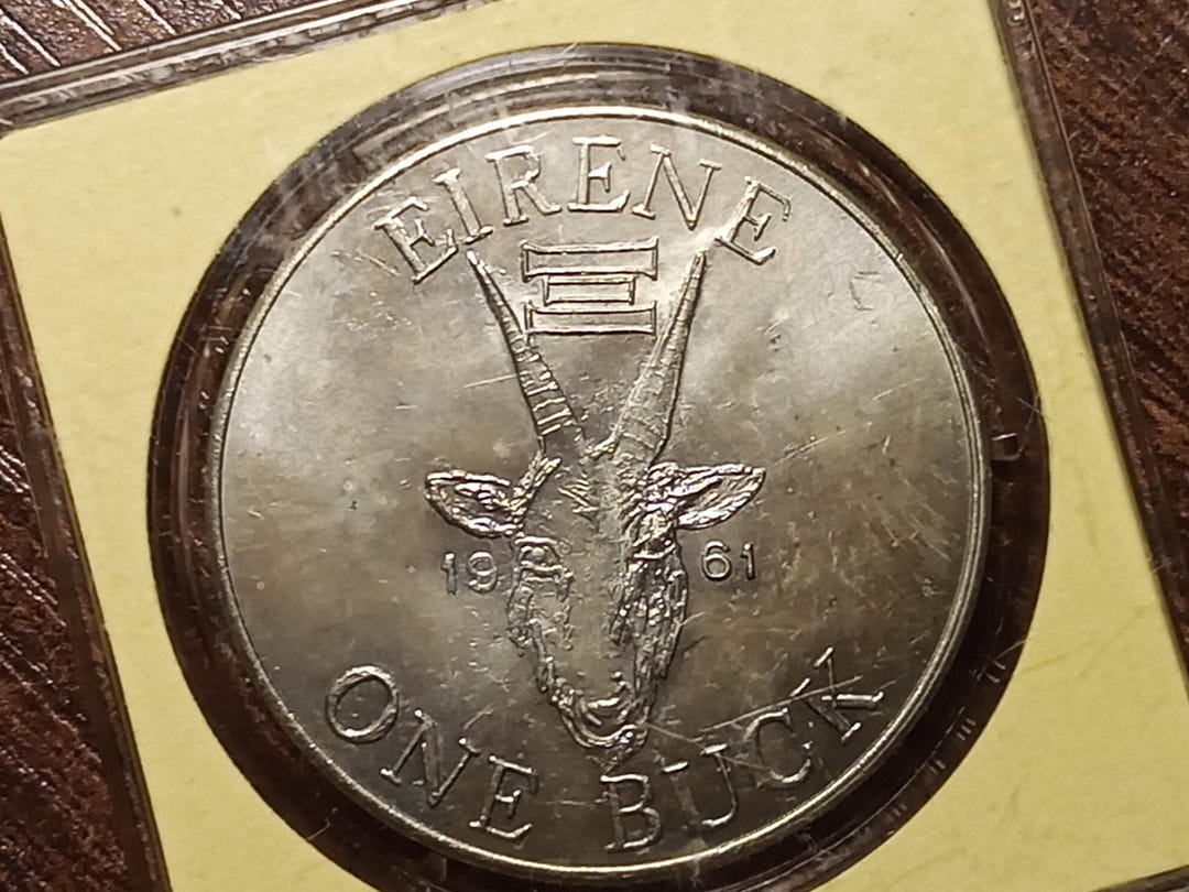 1961 British Buck Island 1 Buck Coin Brilliant Full Bold Date! - Etsy