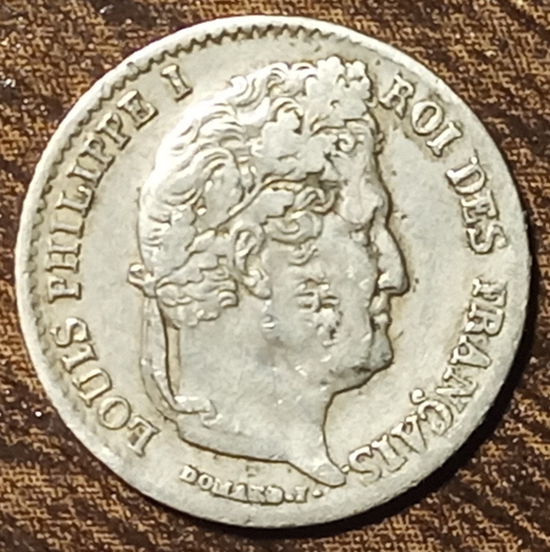 1841 France Silver 1/4 Franc Full Bold Date! - Etsy