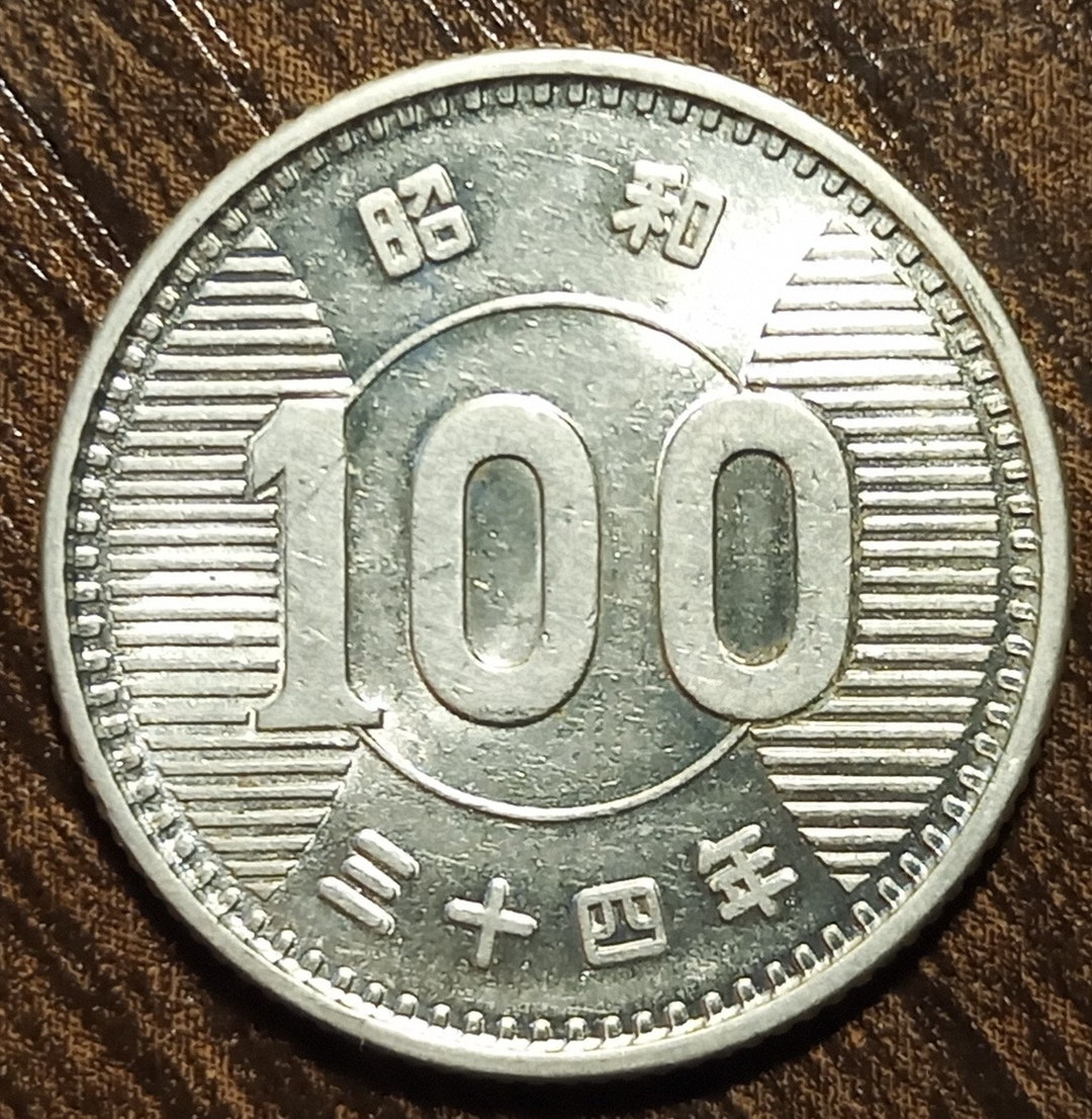 1963 Japan Silver 100 Yen Brilliant Full Bold Details - Etsy