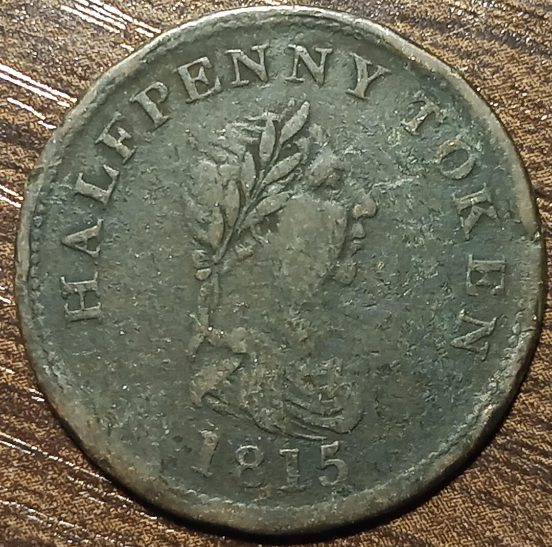 1815 Canada 1/2 Penny Token Success to Navigation Full Bold Date - Etsy
