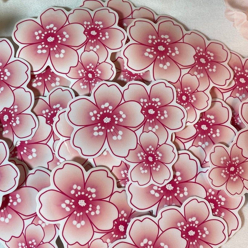 Cherry Blossom Decal - Etsy