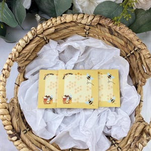 Bumblebee Save the Bees Sticky Note, Cute Office Supplies, Save the ...