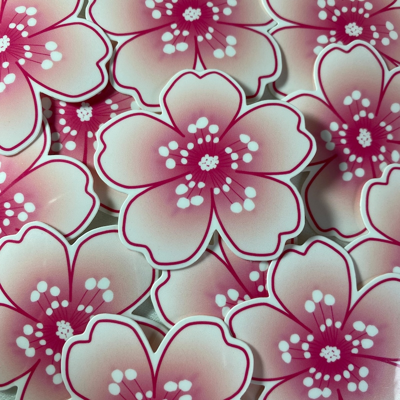 Cherry Blossom Decal - Etsy