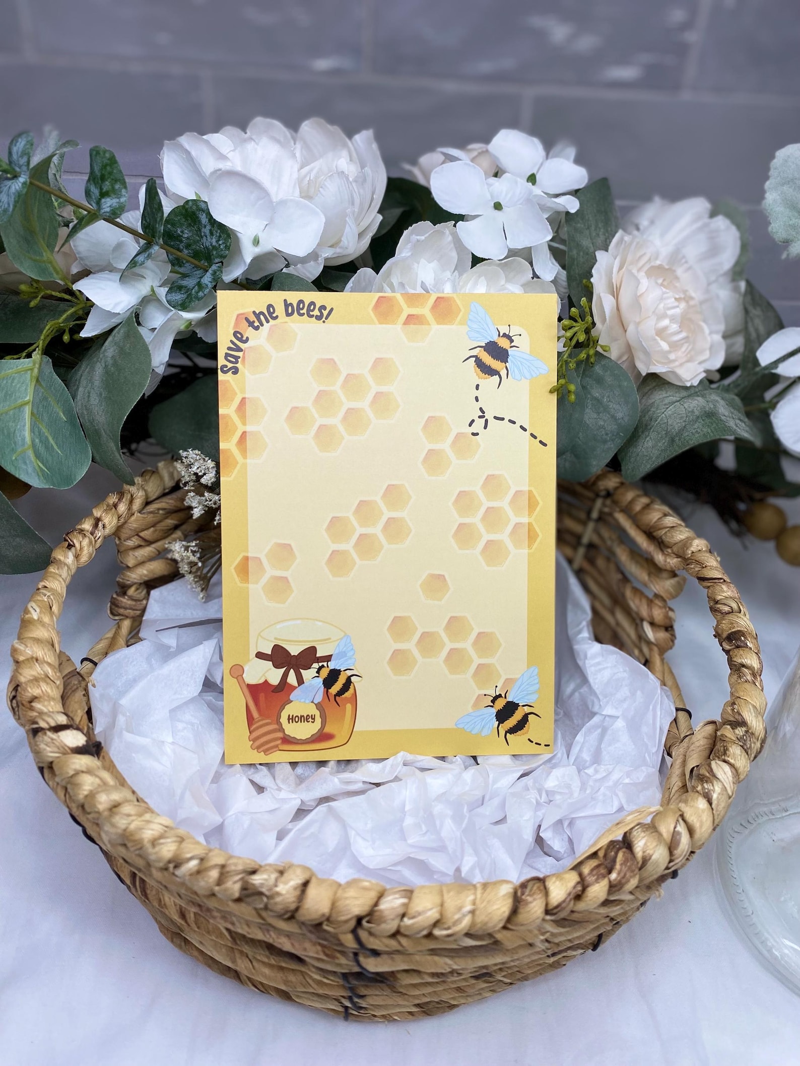 Bumblebee Notepad, Cute Office Supplies, Bumblebee Stationery, Cute ...