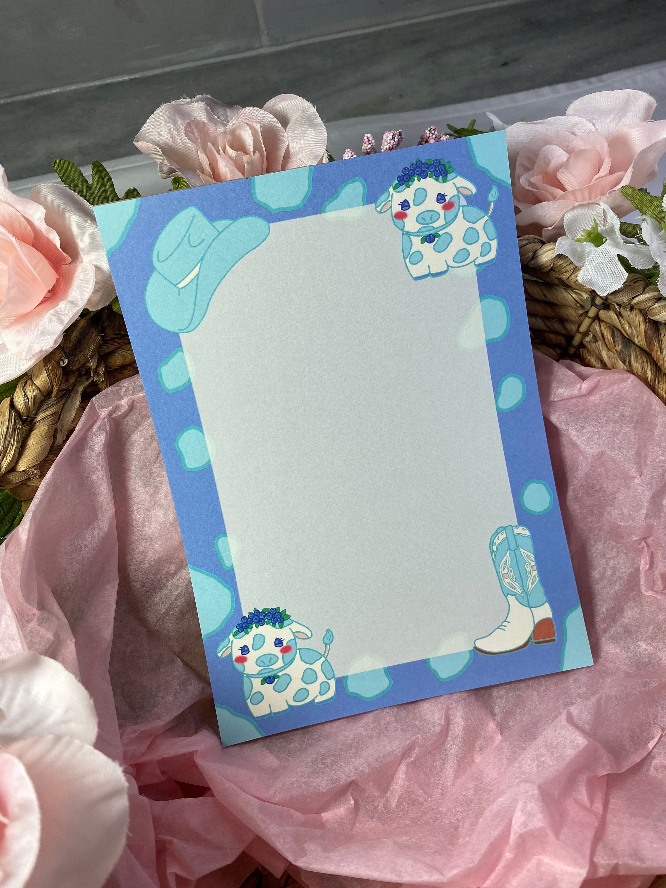 Kawaii Western Stationery Set, Southern Stationery, Greeting Cards ...