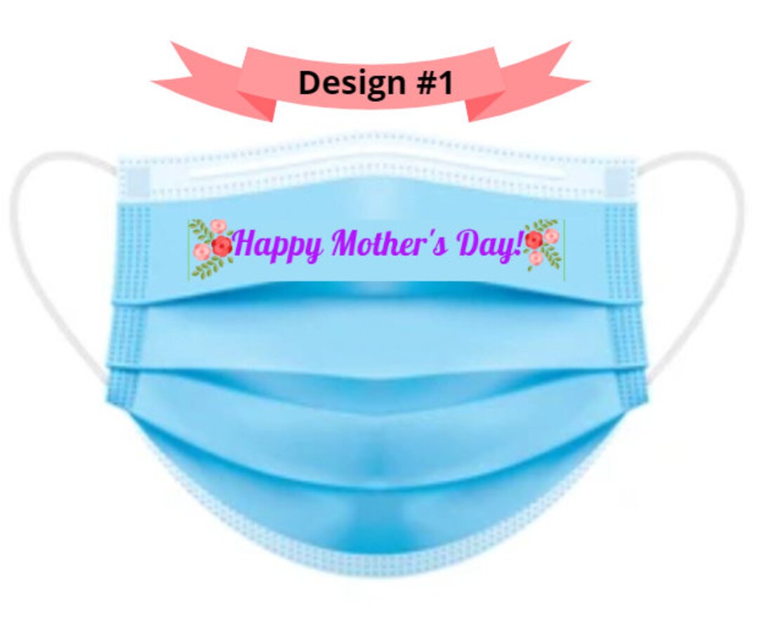 Personalized Holiday Party Masks for Guests Custom Disposable Masks ...