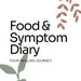 Food & Symptom Diary | Food Journal | Symptom Tracker | Food ...