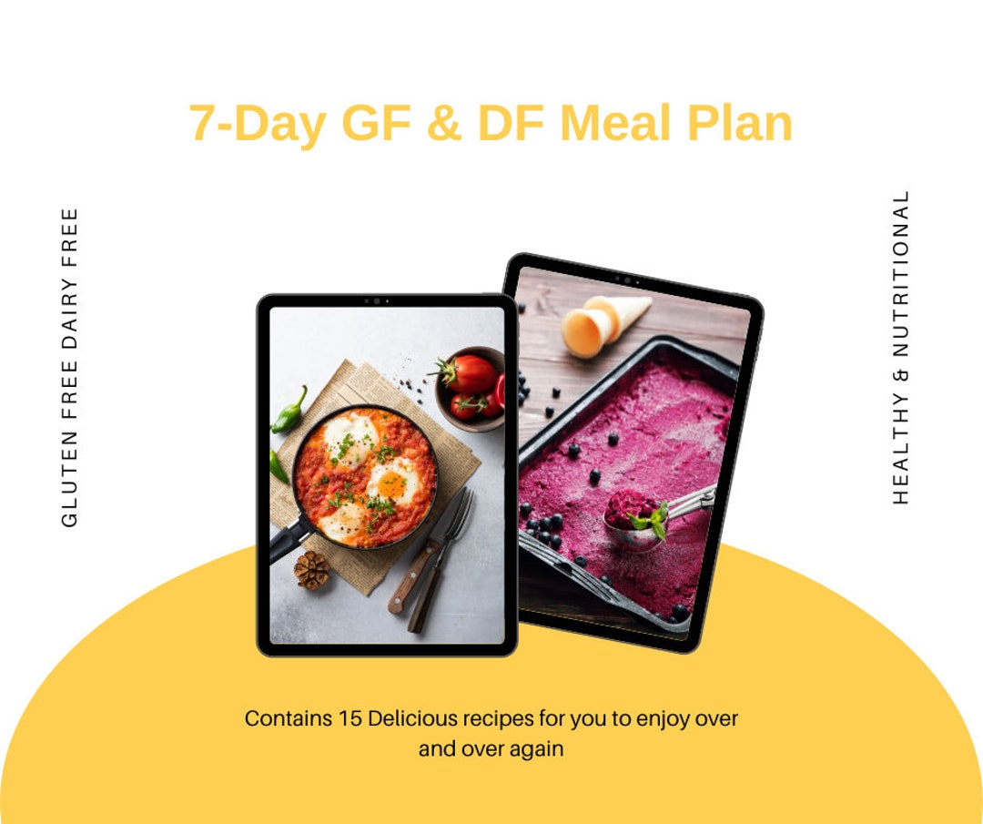 7-day Gluten Free & Dairy Free Meal Plan | Lactose Intolerance | Gluten ...