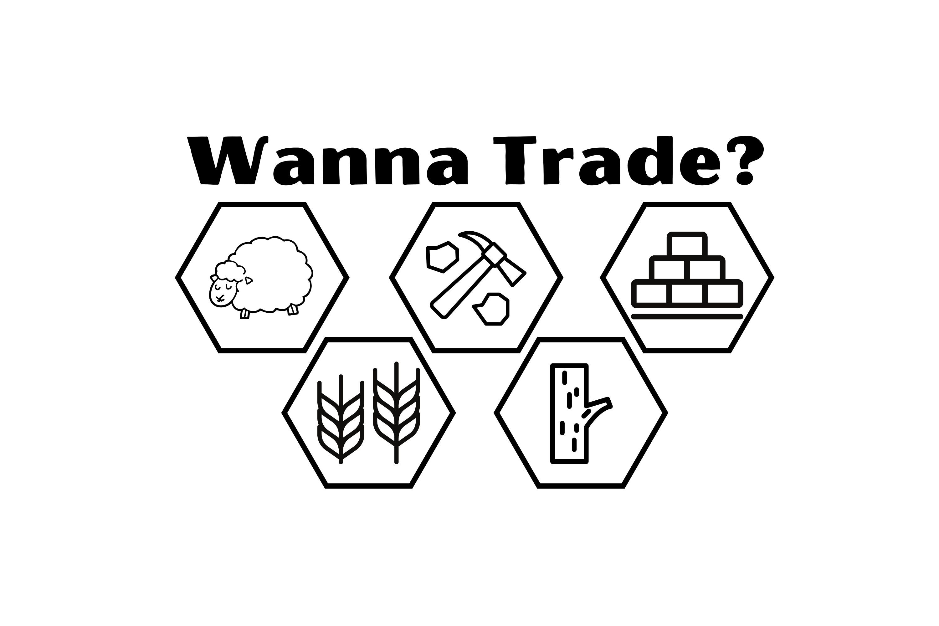Settlers of Catan Wanna Trade Digital SVG File - Etsy