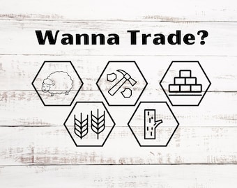 Settlers of Catan 3-4 Player Board PLUS Building Cost Cards SVG Laser ...