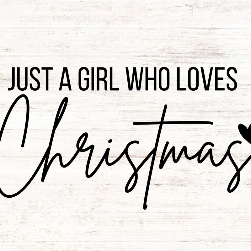 Girls Christmas Shirt Svg - Etsy