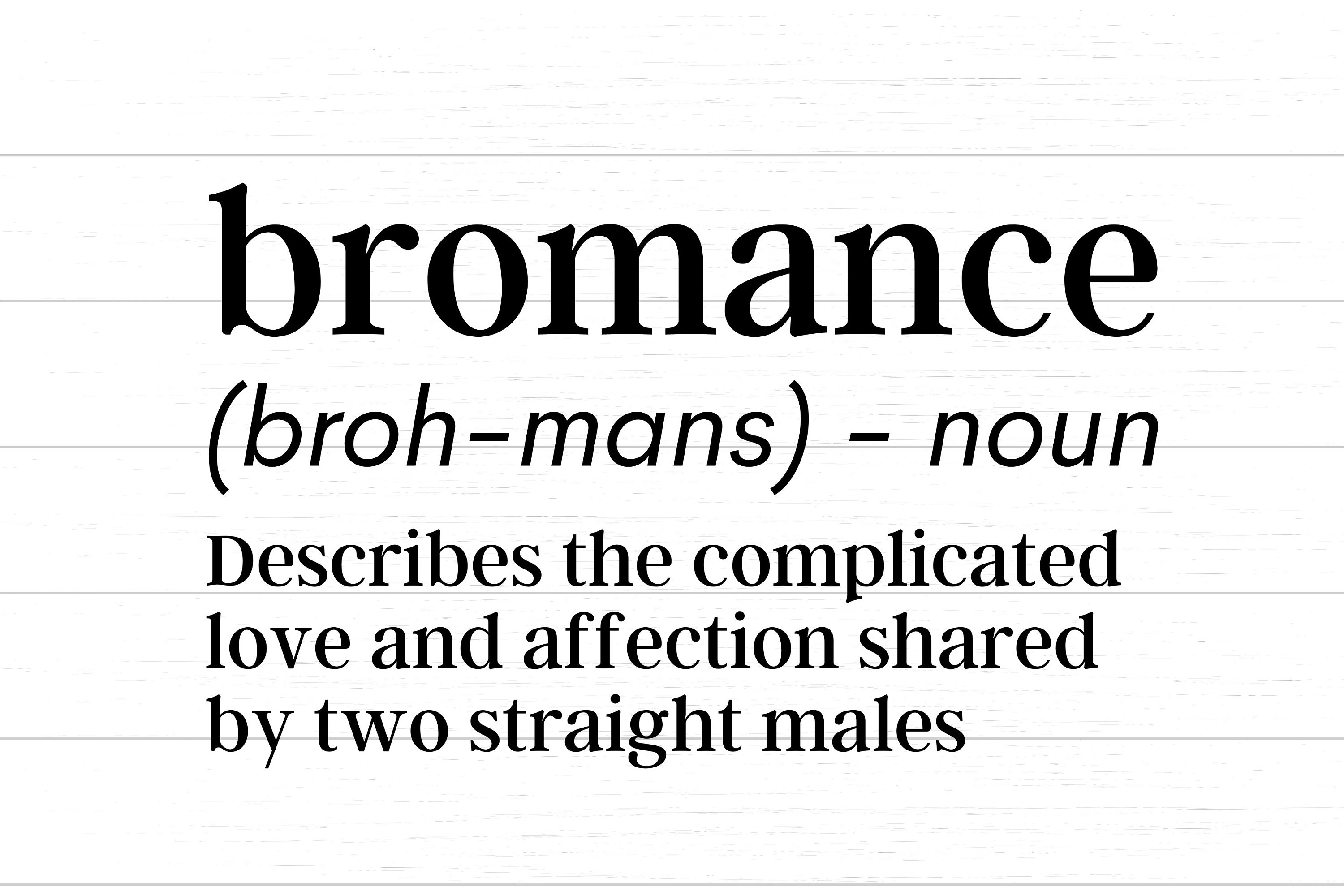 Bromance Definition Digital SVG/PNG - Etsy
