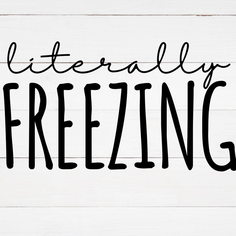Freezing Svg - Etsy