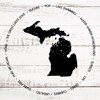 Michigan Great Lakes State EST 1837 Digital SVG/PNG Download - Etsy