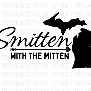 Michigan - Smitten With the Mitten - Digital SVG/PNG Download - Etsy