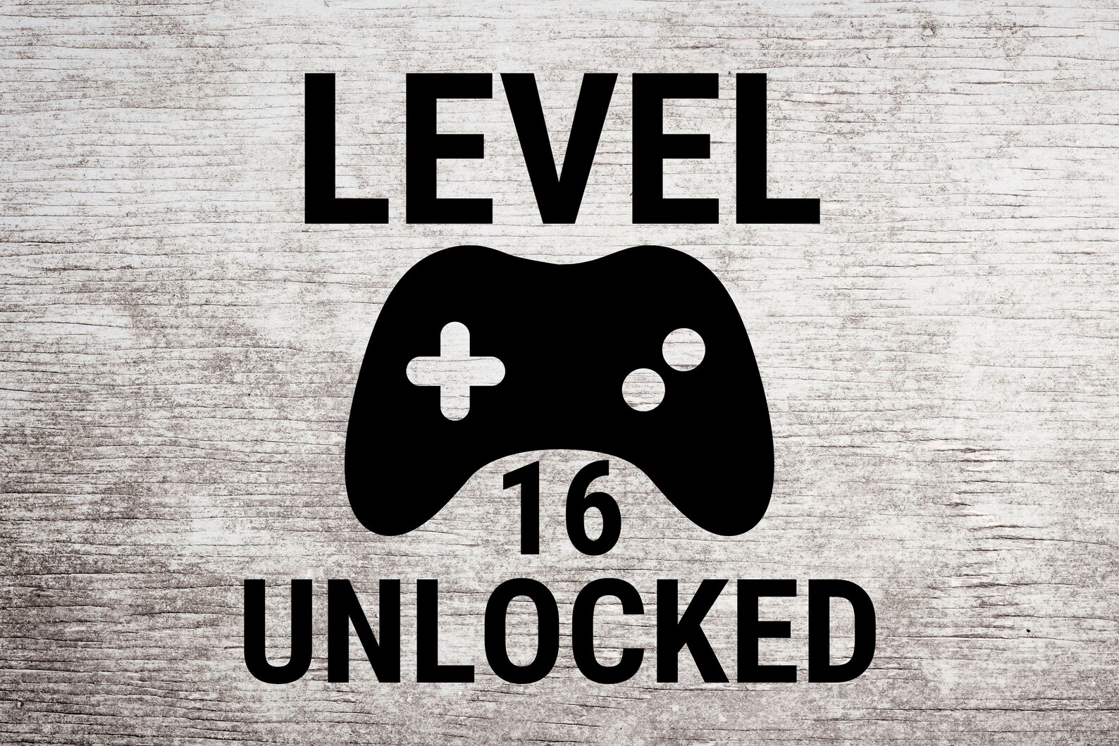 Level 16 Unlocked - Gamer Birthday - 16th Birthday SVG/PNG Digital ...