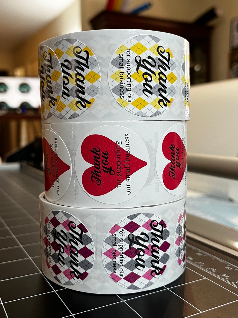 Custom Labels on A Roll- YOUR DESIGN - Etsy