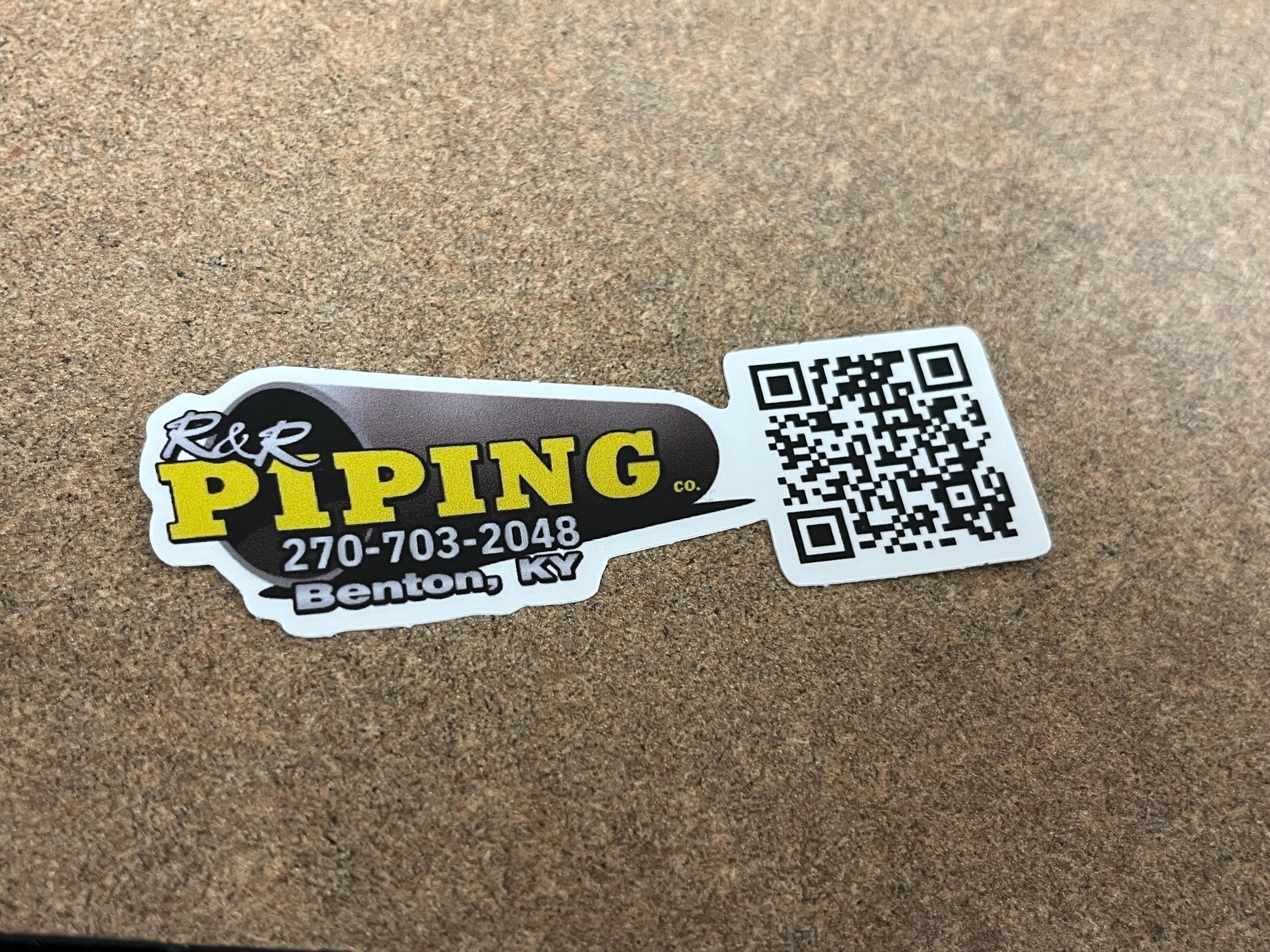 QR Code Logo Stickers - Etsy