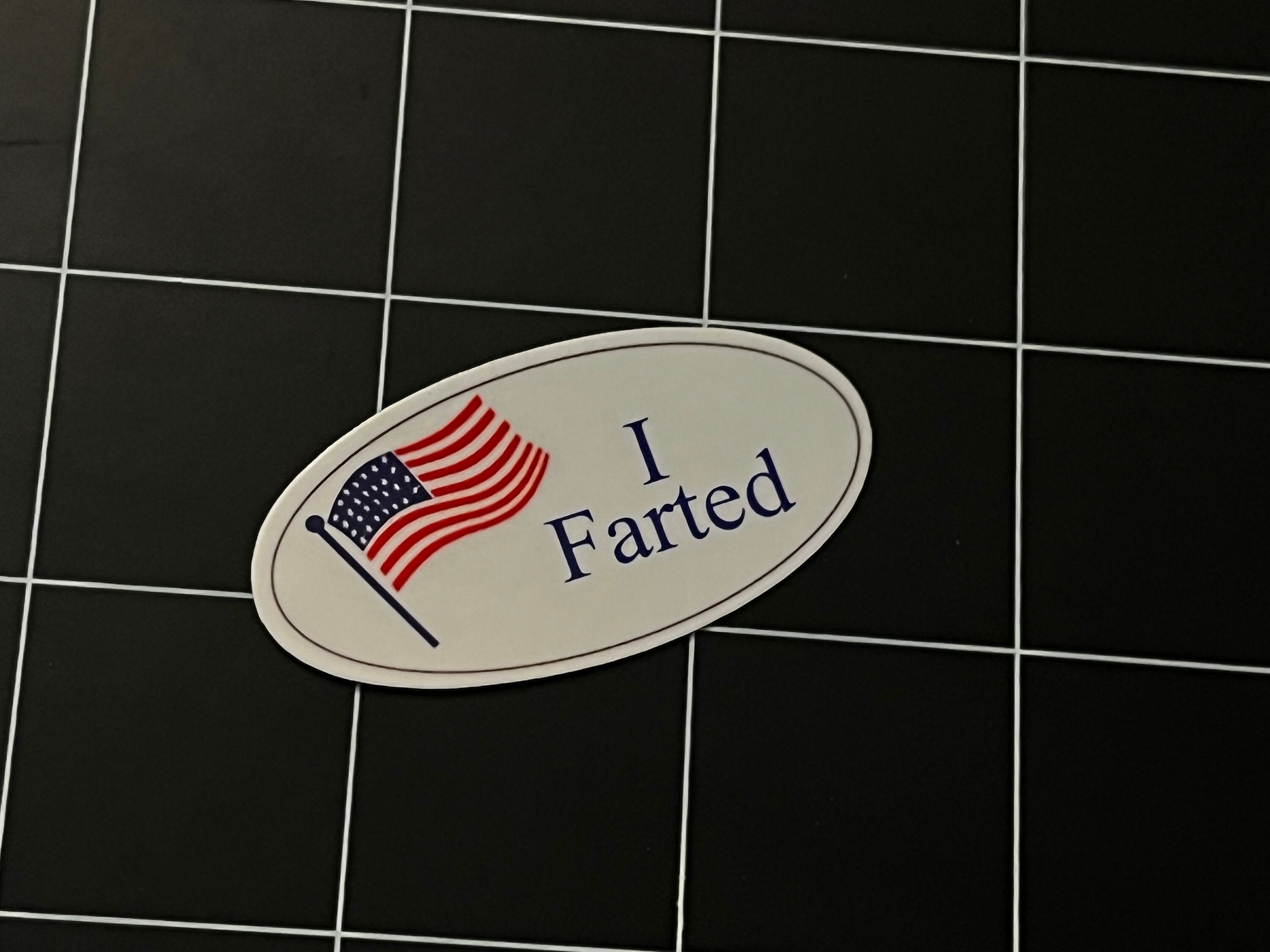 I Farted Stickers - Vote Parody - Etsy