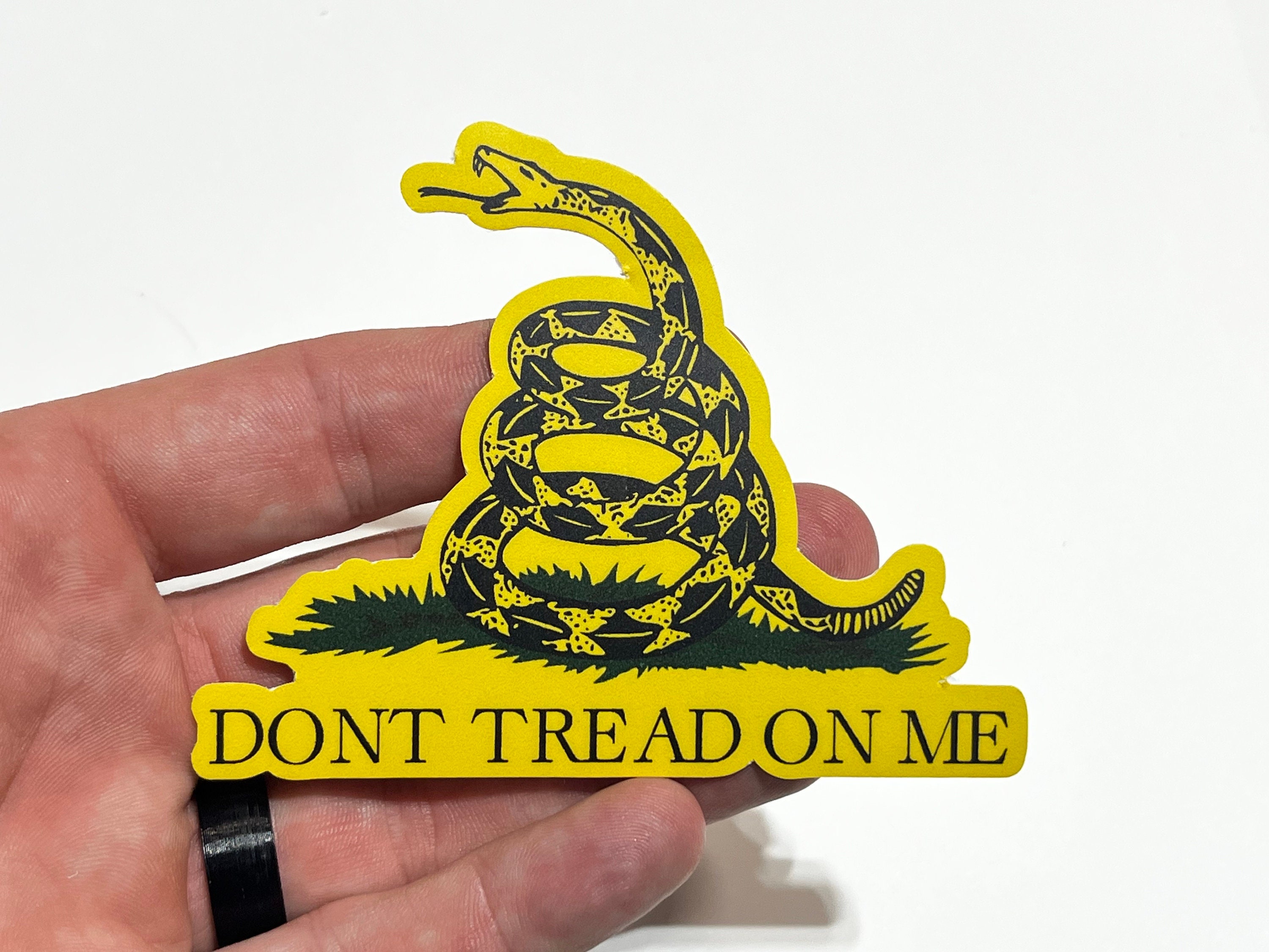 Don’t Tread on Me Vinyl Waterproof Stickers - Etsy