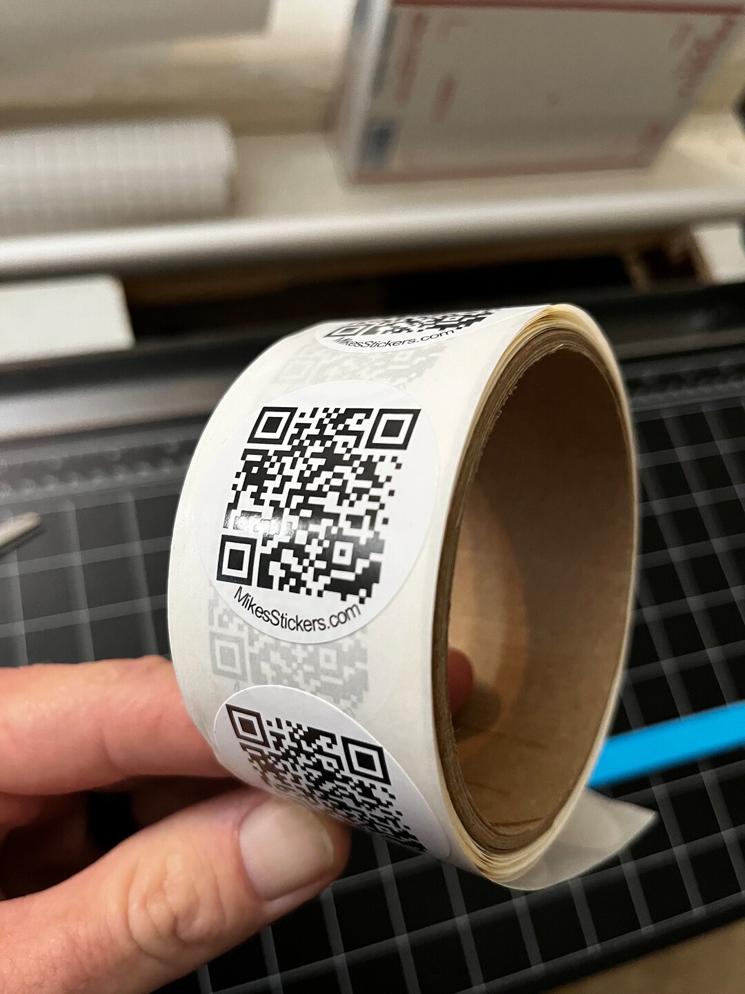 QR Code Labels on A Roll - Etsy