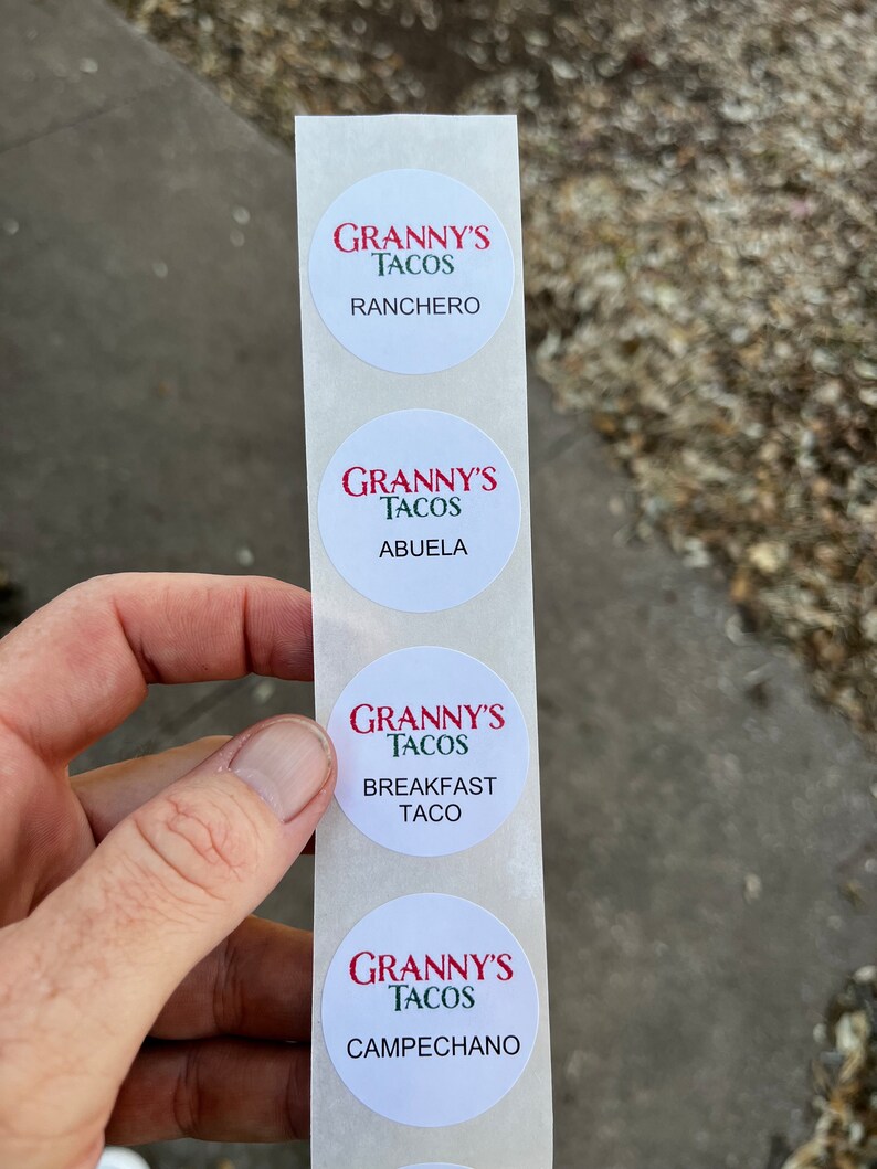 Custom Labels on A Roll YOUR DESIGN - Etsy