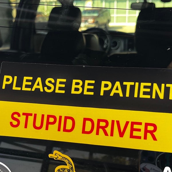 Stupid Bumper Sticker - Etsy