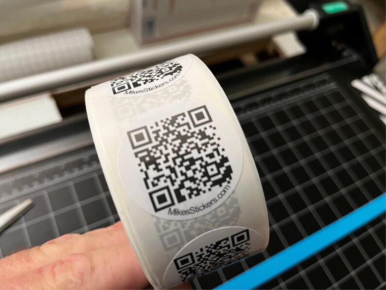 QR Code Labels on A Roll - Etsy
