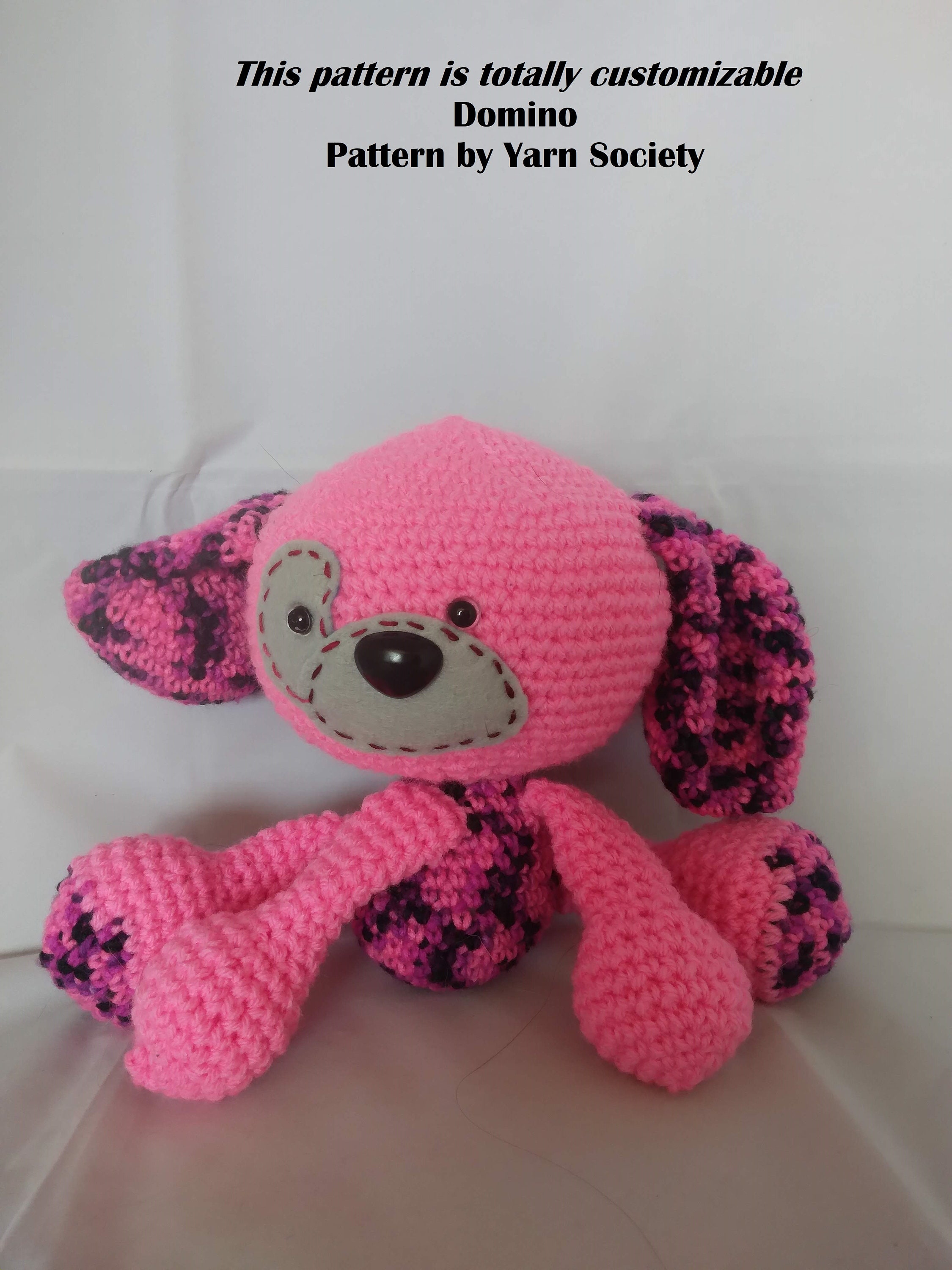 Crochet Domino Puppy - Etsy