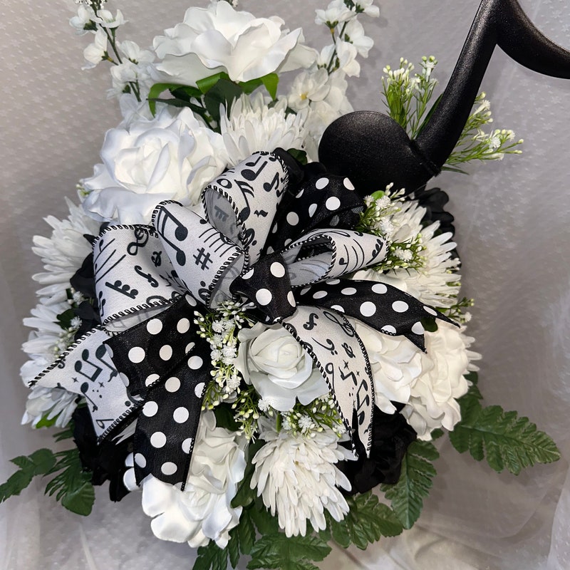 Music Note Flowers - Etsy