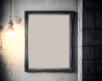 Creepy Frame Mockup Design for Your Horror Posters Display on Online ...