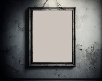 Creepy Frame Mockup Design for Your Horror Posters Display - Etsy