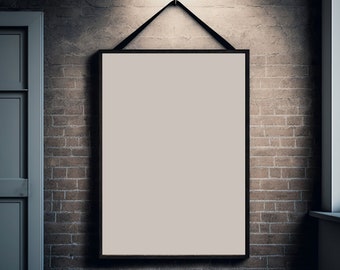 Creepy Frame Mockup Design for Your Horror Posters Display - Etsy