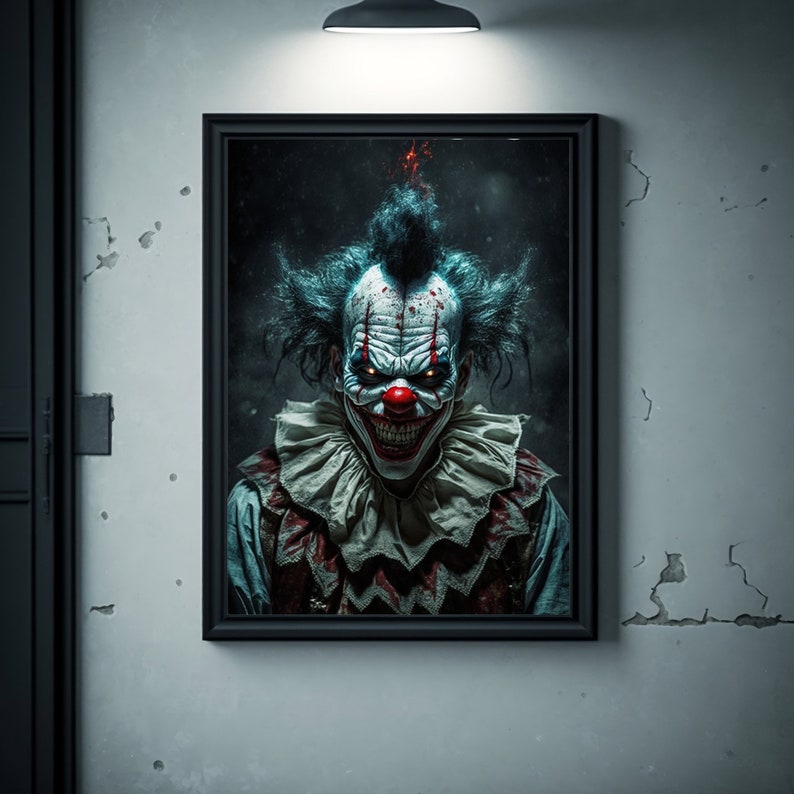 Creepy Clown Poster/wallpaper Collection Bundle - Etsy
