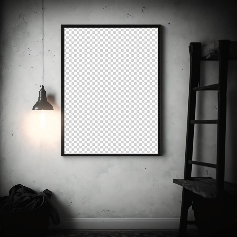 Creepy Frame Mockup Design for Your Horror Posters Display on Online ...