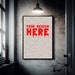 Creepy Frame Mockup Design for Your Horror Posters Display on Online ...