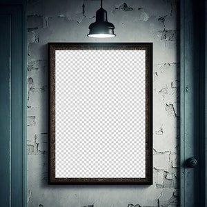 Creepy Frame Mockup Design for Your Horror Posters Display on Online ...
