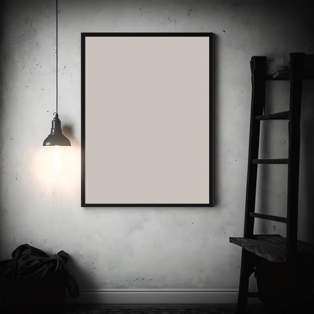 Creepy Frame Mockup Design for Your Horror Posters Display on Online ...