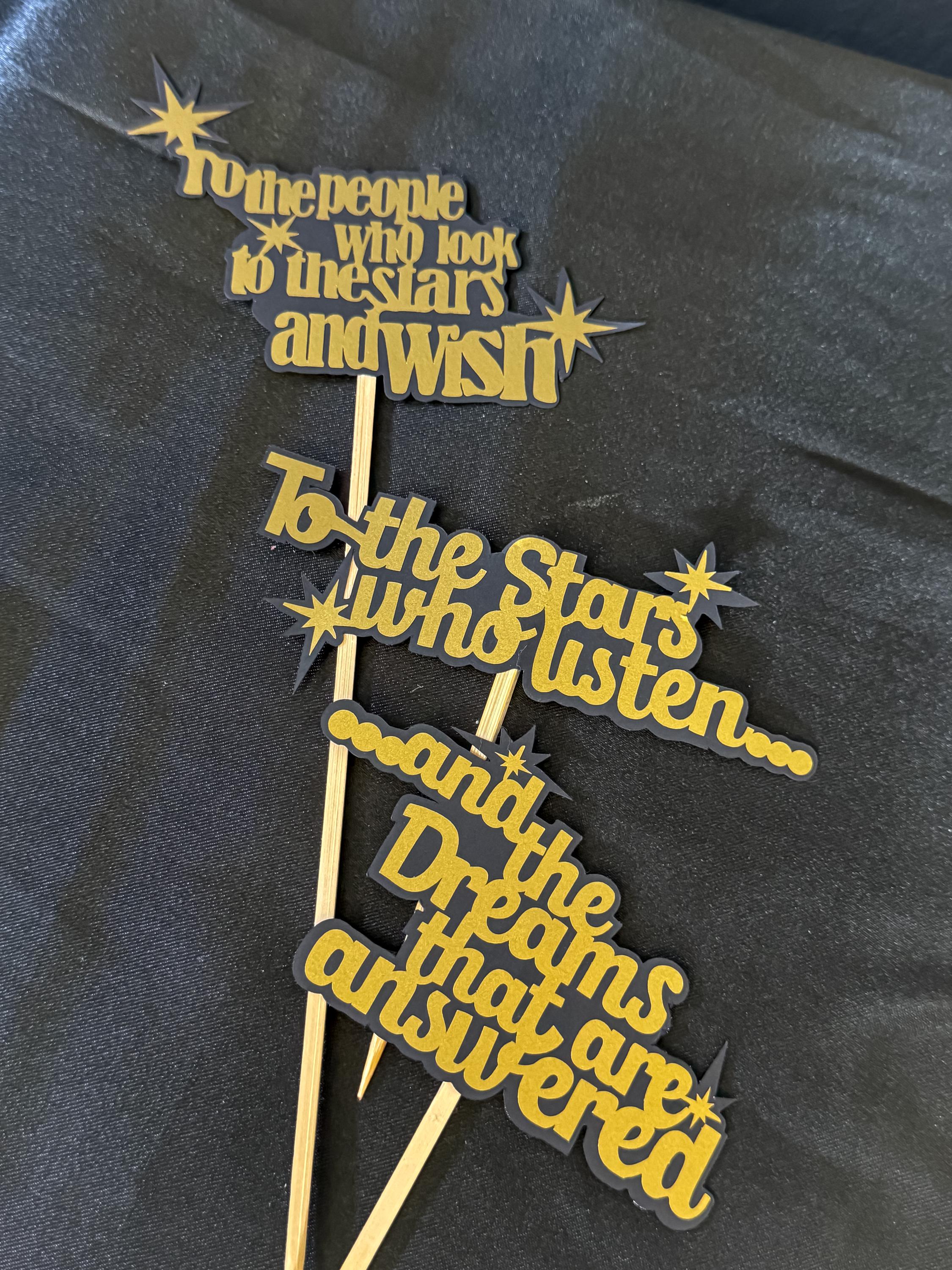 A Court of Thorns and Roses Series Cupcake and Cake Toppers for ACOTAR ...