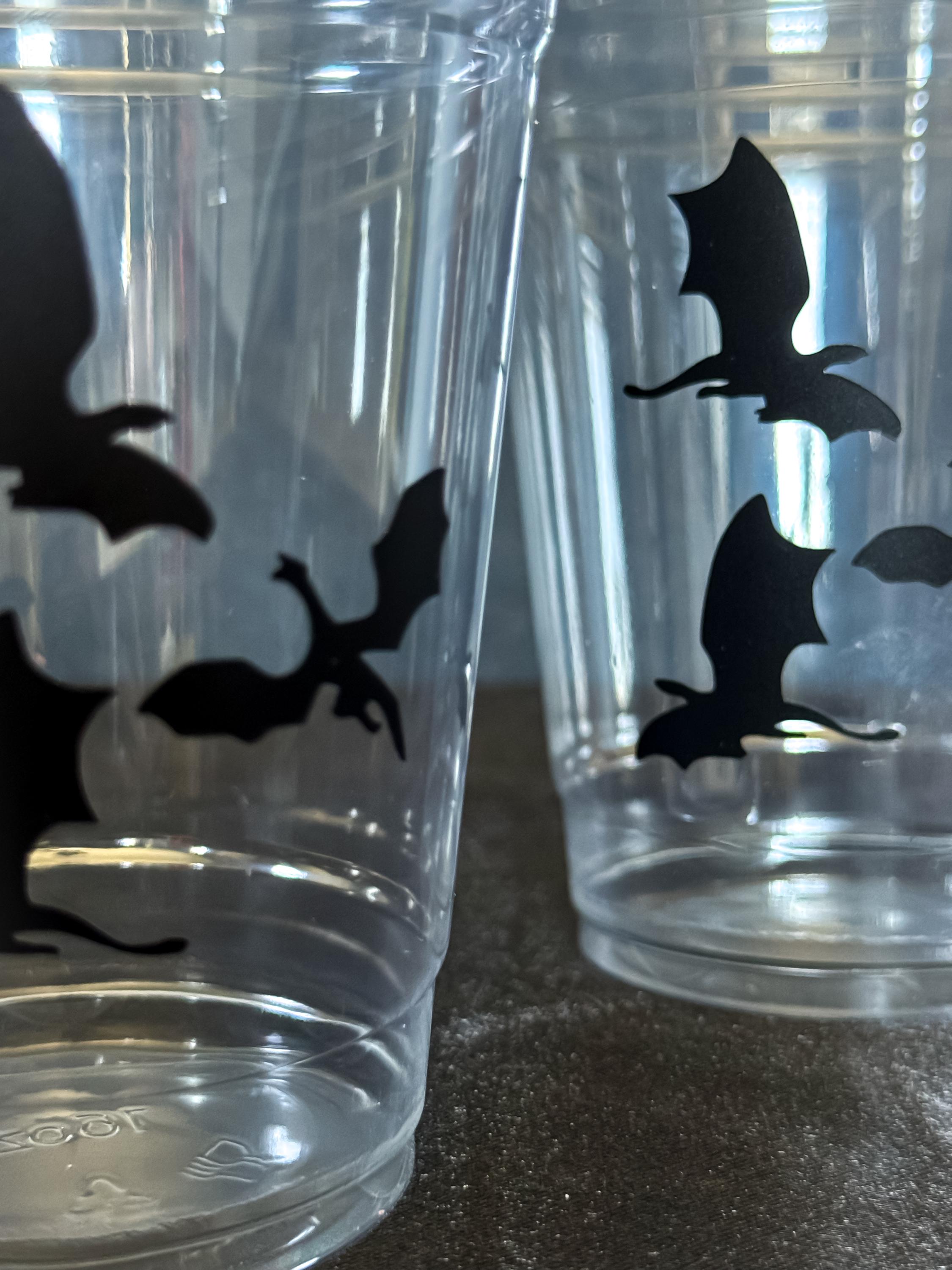 Fourth Wing Series Inspired Plastic Party Cups With Optional Lid for ...