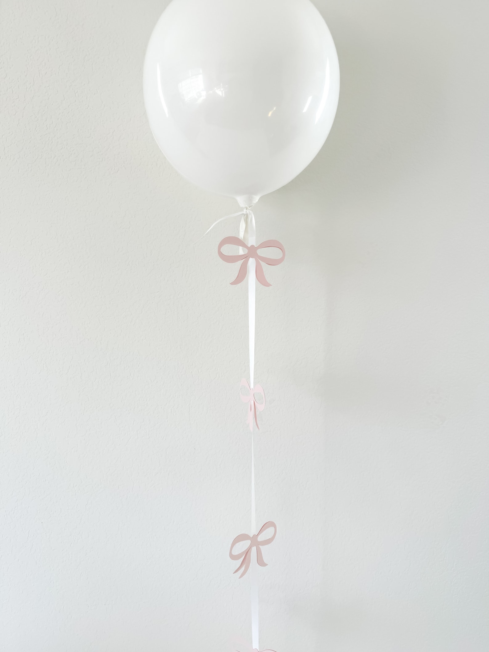 Satin Ribbon With Bows Balloon Tail/string/garland/vine for Birthdays ...