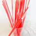 Red Plastic Bendy Drinking Straws - Etsy