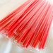 Red Plastic Bendy Drinking Straws - Etsy