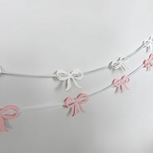 Satin Ribbon With Bows Balloon Tail/string/garland/vine for Birthdays ...