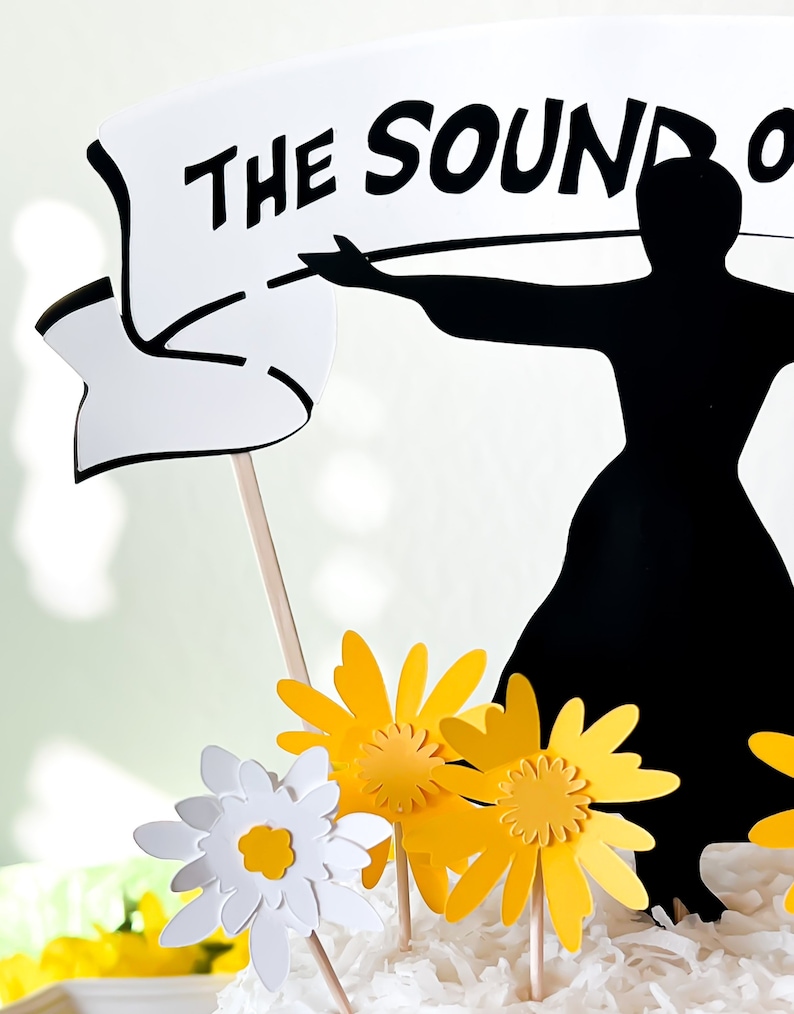 The Sound of Music Inspired Cake Topper for Birthday Parties - Etsy