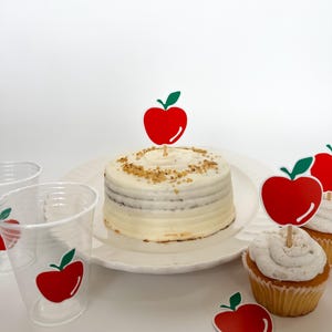 Red Apple Plastic Party Cups for Birthdays, Showers, and Parties - Etsy