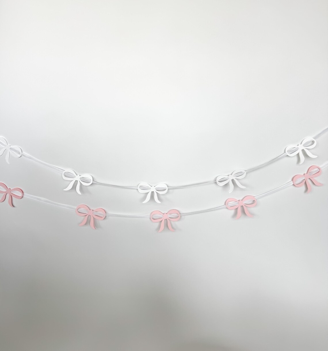 Satin Ribbon With Bows Balloon Tail/string/garland/vine for Birthdays ...
