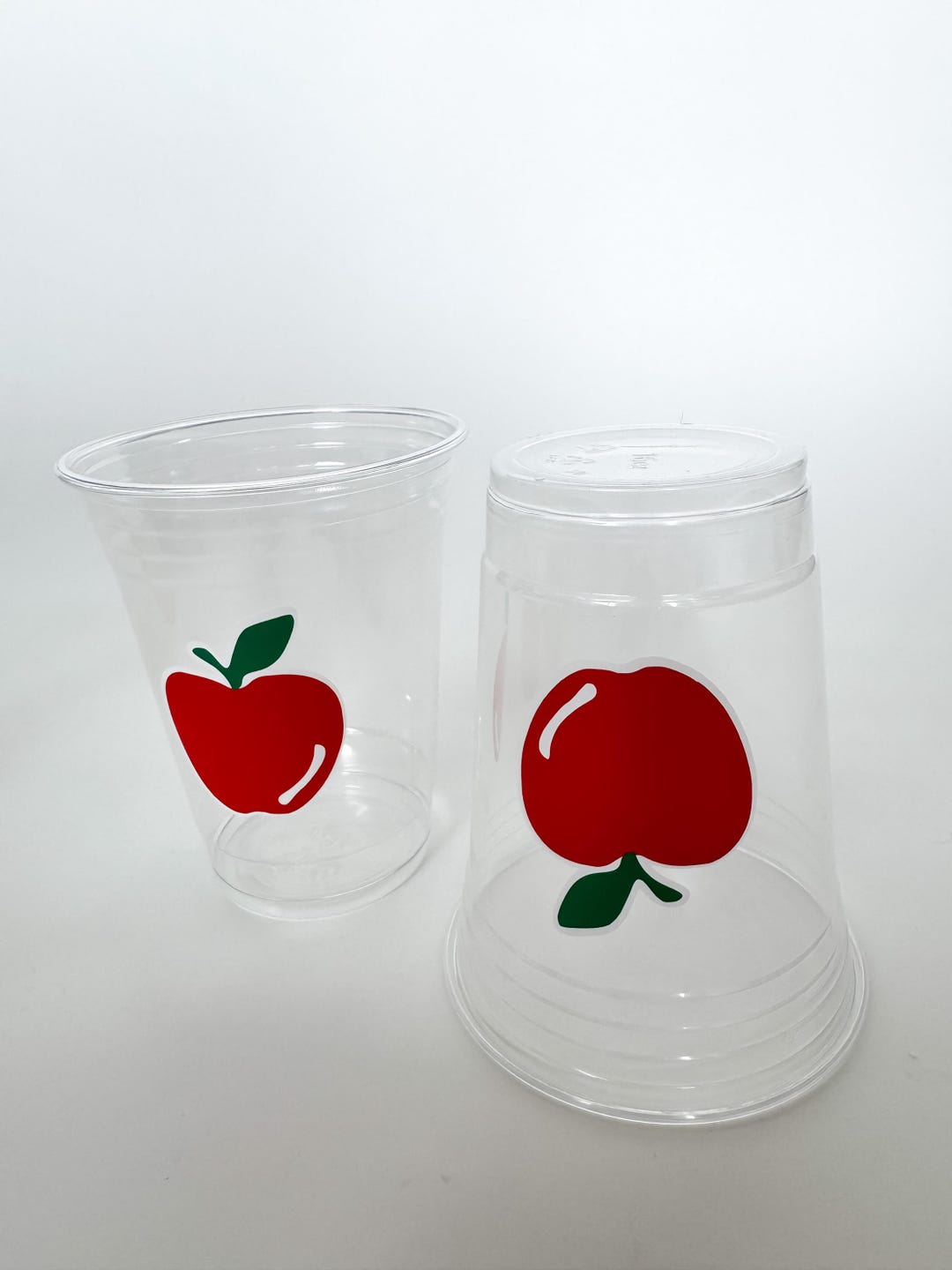 Red Apple Plastic Party Cups for Birthdays, Showers, and Parties - Etsy