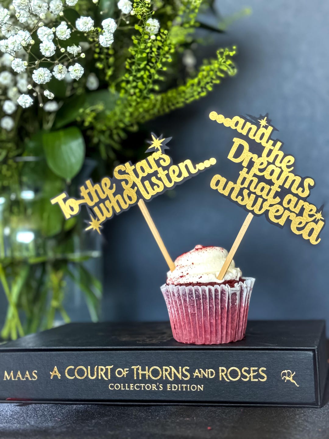 A Court of Thorns and Roses Series Cupcake and Cake Toppers for ACOTAR ...