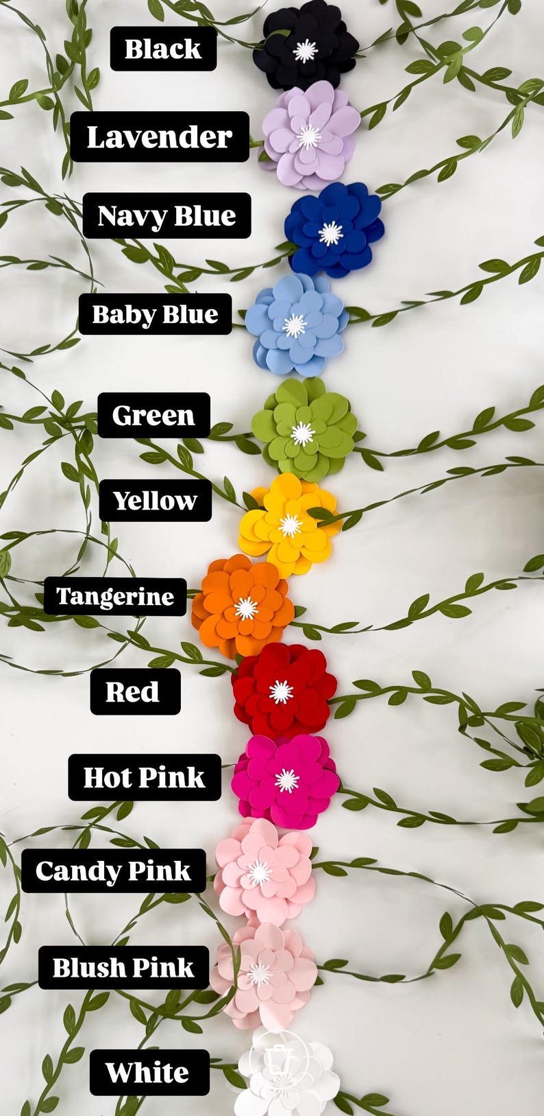 Flower Balloon Tail/string/garland/vine, Wall Banner, or Table ...